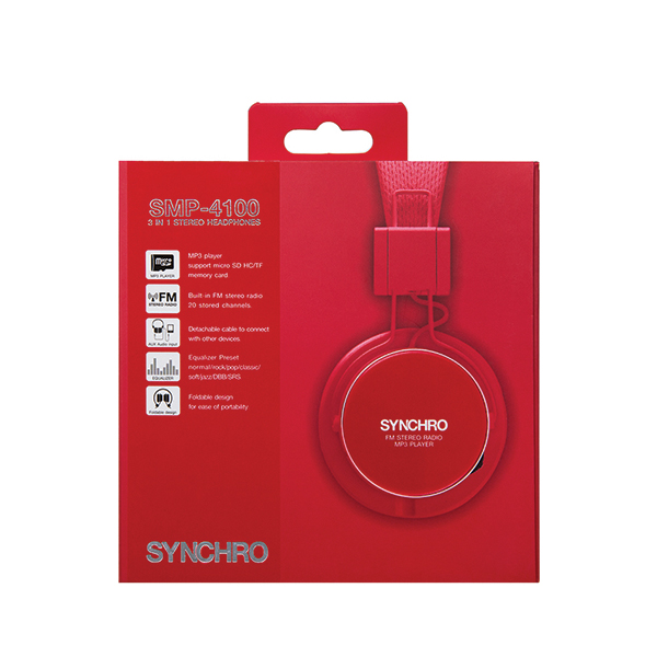 SYNCHRO SMP-4100 คุ้มสุดด้วยชุดหูฟังแบบ 3 in 1