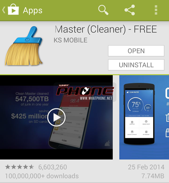 รีวิว Clean Master แอพจัดการข้อมูลและทำความสะอาดเครื่องที่หลายๆคนบอกว่าดีที่สุด และใช้งานไม่ยาก