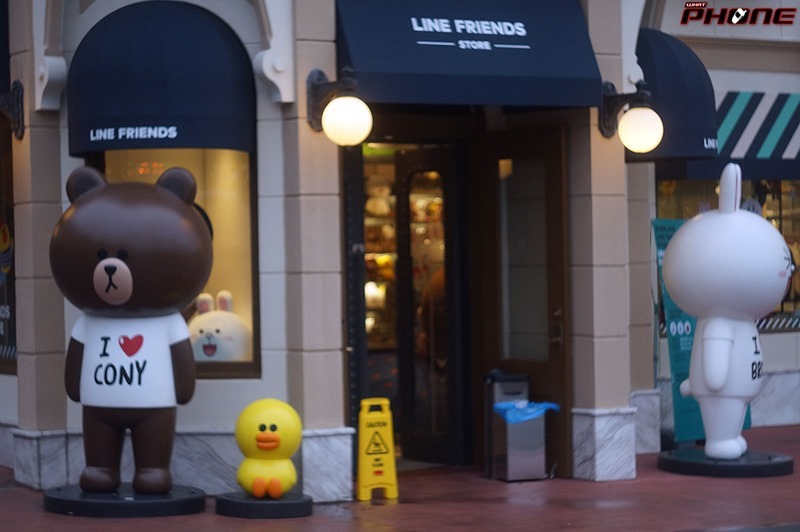 พาเที่ยว LINE Store สาขาสวนสนุก Everland ประเทศเกาหลี