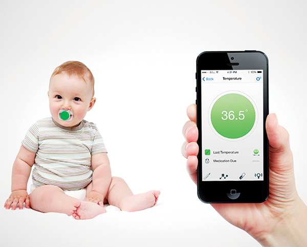 Blue Maestro Smart Pacifier จุดนมวิเคราะห์สุขภาพเด็ก