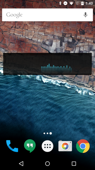Sound Search for Google Play ปรับ Widget ให้ดูทันสมัยเข้ากับ Android M ...