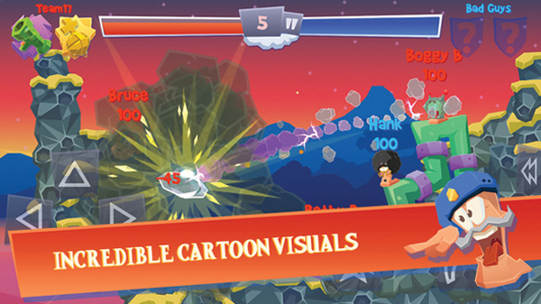 Worms 4 เกมหนอนยิงกันภาคที่ 4 ภาคที่ดีที่สุดสำหรับสมาร์ทโฟน