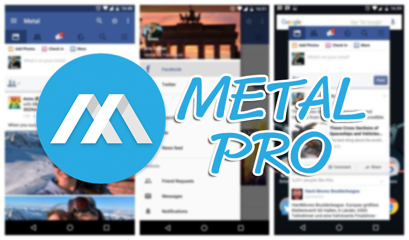 Metal Pro แอพฯ ใช้เปิด Facebook ที่ไม่ทำให้เครื่องช้า!