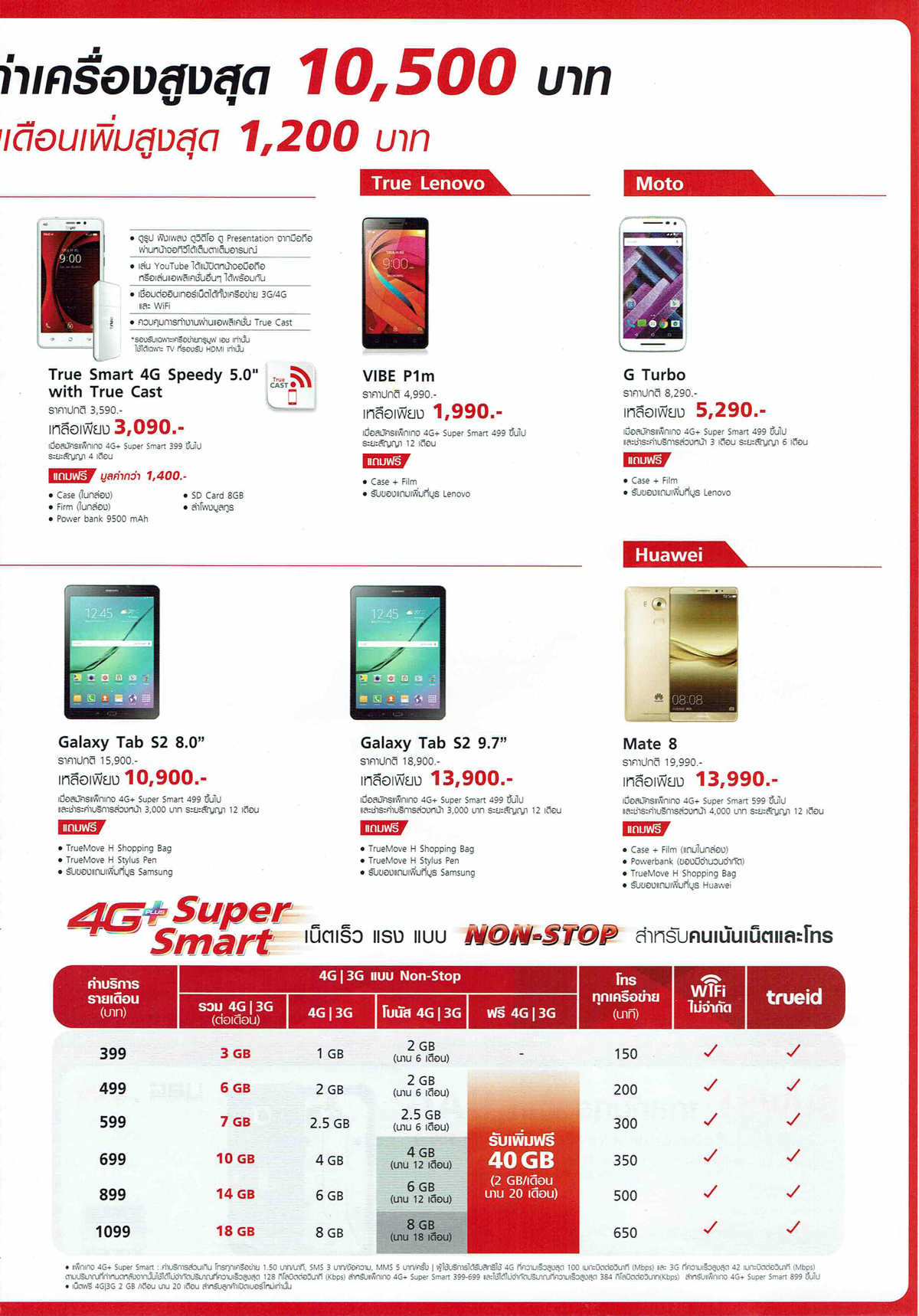 อัพเดตโปรโมชั่นสมาร์ทโฟนจาก Truemove H ในงาน #MobileExpo