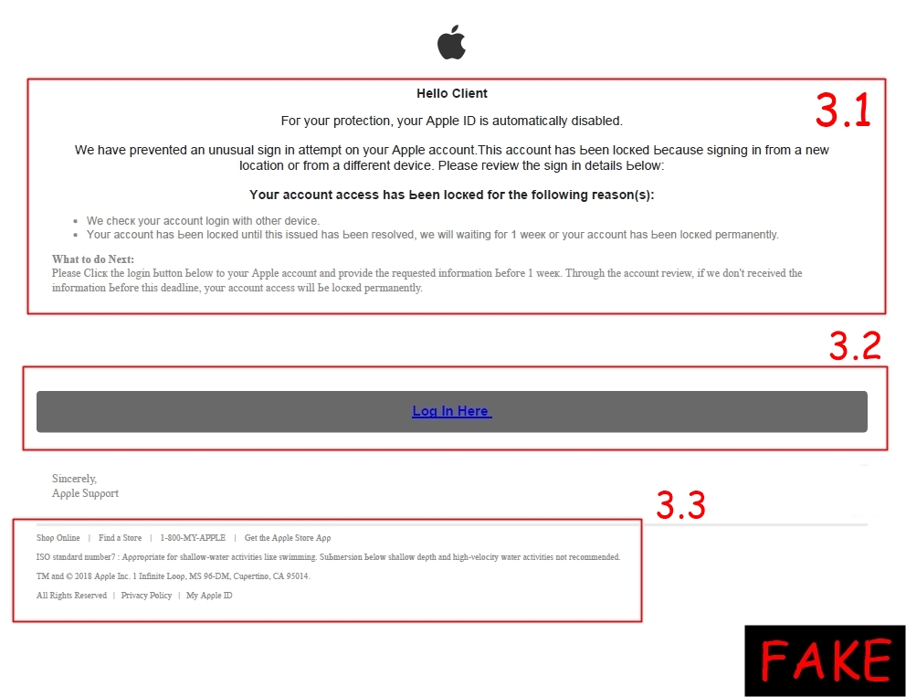 ระวัง! E-mail ปลอมจาก Apple หลอกเอาข้อมูล