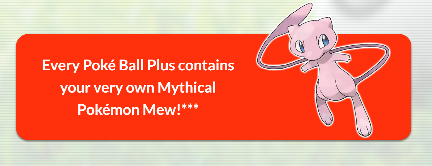 Pokeball Plus Mew
