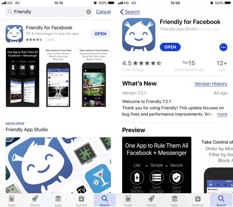 แอพ Friendly เล่น Social หลาย Account จบครบในเครื่องเดียว