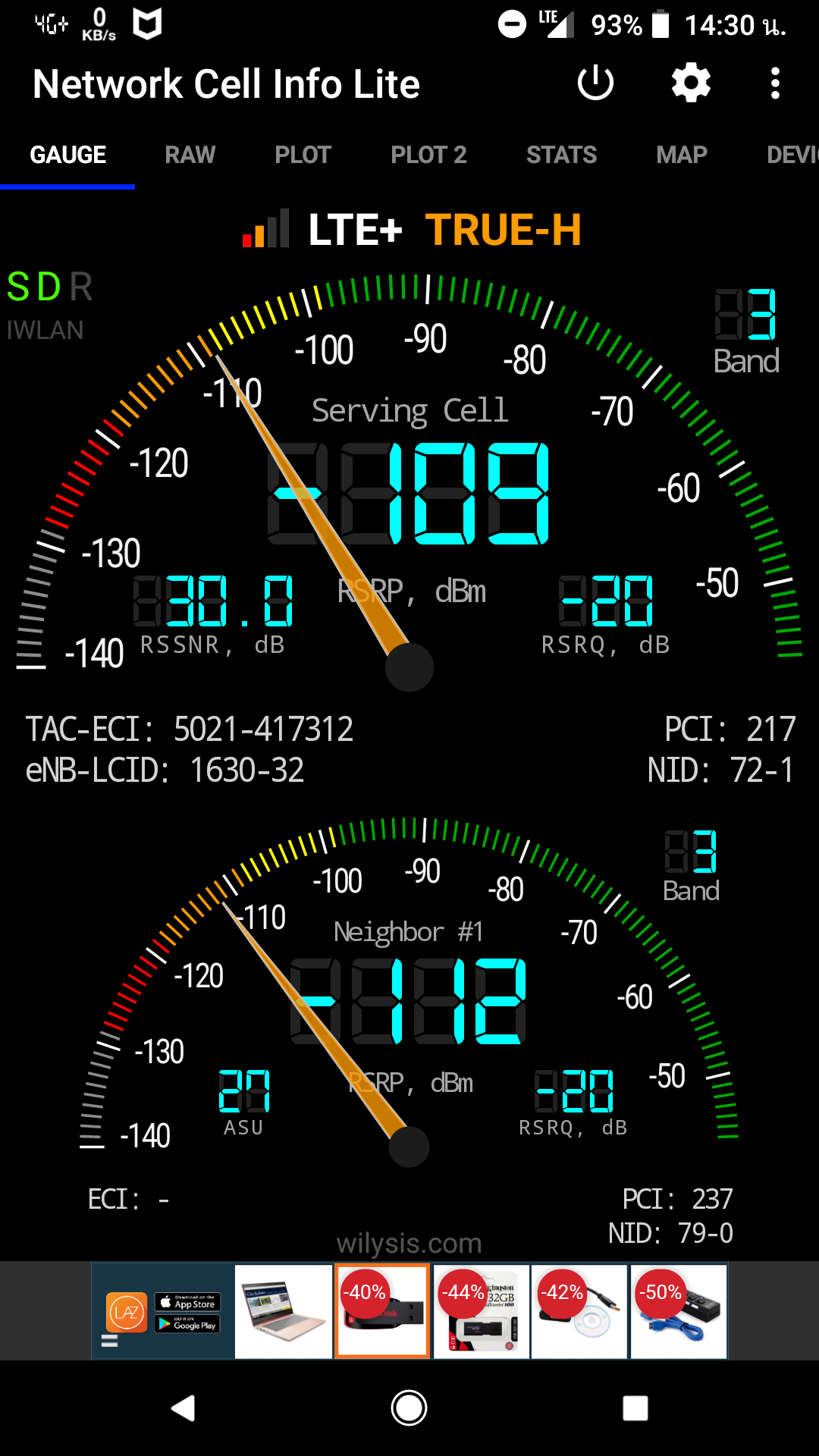 เช็กคลื่นสัญญาณเน็ตง่าย ๆ กับแอพ Network Cell Info บนสมาร์ทโฟน Android