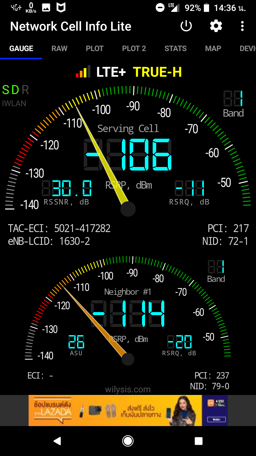 เช็กคลื่นสัญญาณเน็ตง่าย ๆ กับแอพ Network Cell Info บนสมาร์ทโฟน Android