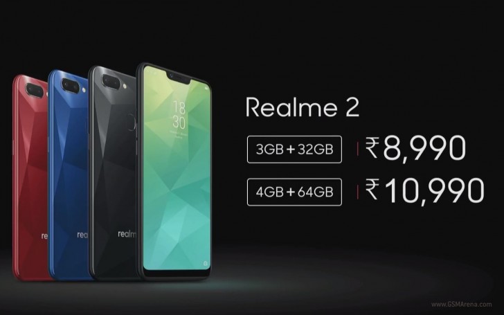 Realme 2 เปิดตัวแล้ว สเปคระดับกลางตามข่าวลือ