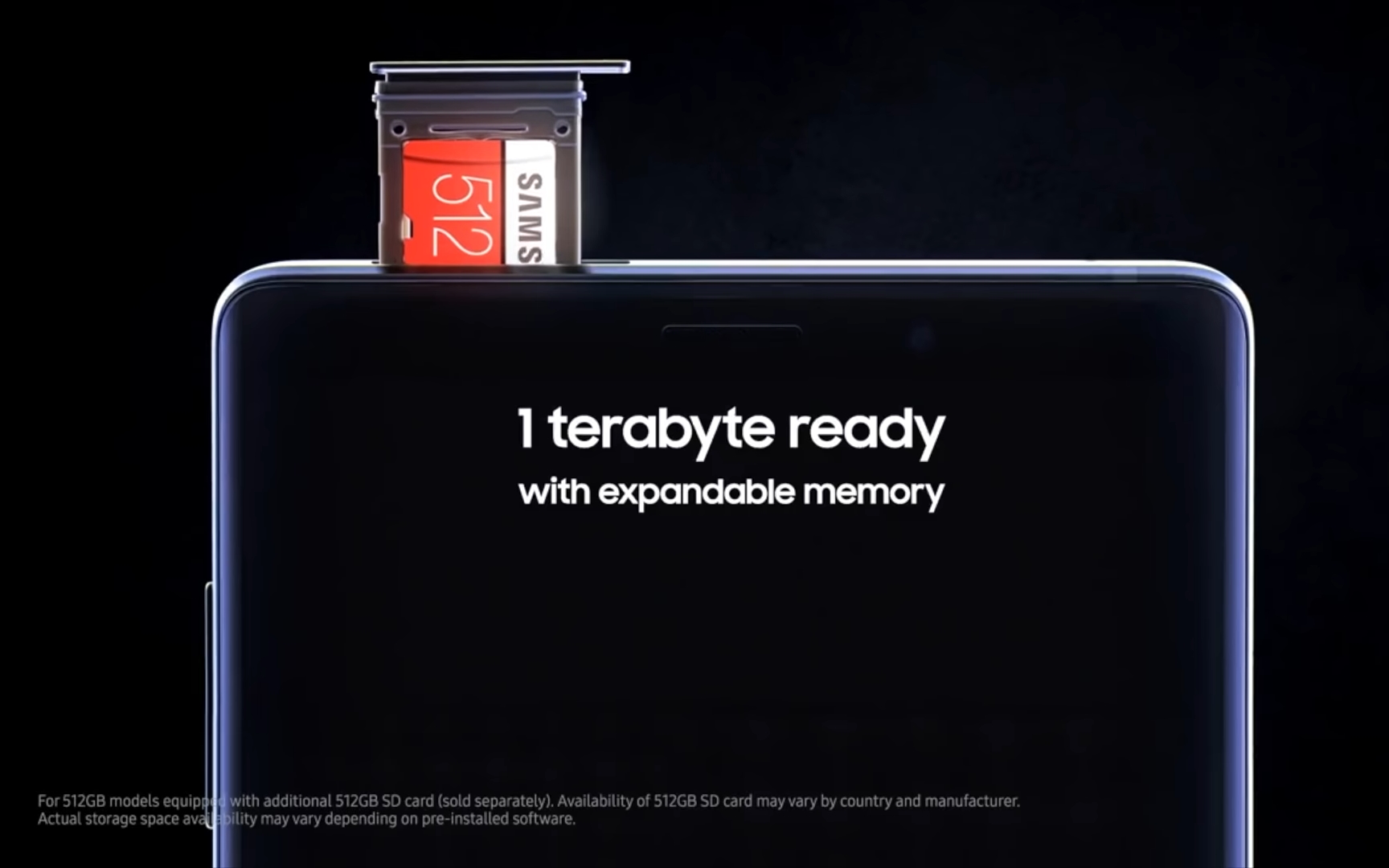 Storage - Samsung Galaxy Note 9