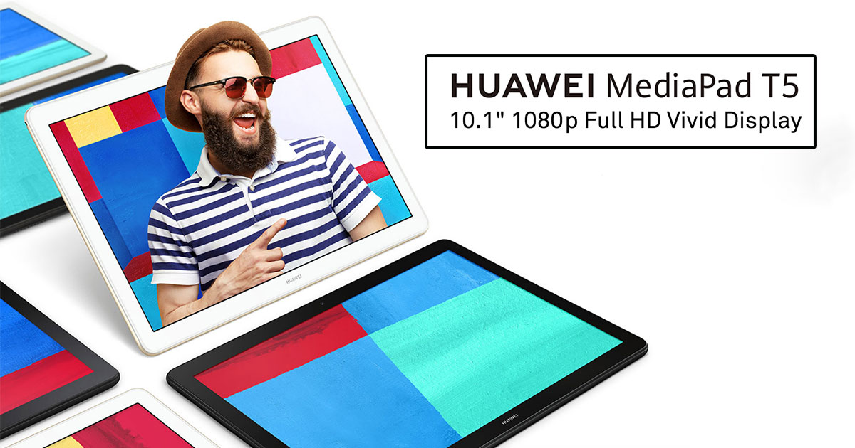 หัวเว่ยเตรียมเปิดตัว HUAWEI MediaPad T5 แท็บเล็ตราคาสุดคุ้ม ขาย 7 ก.พ. นี้