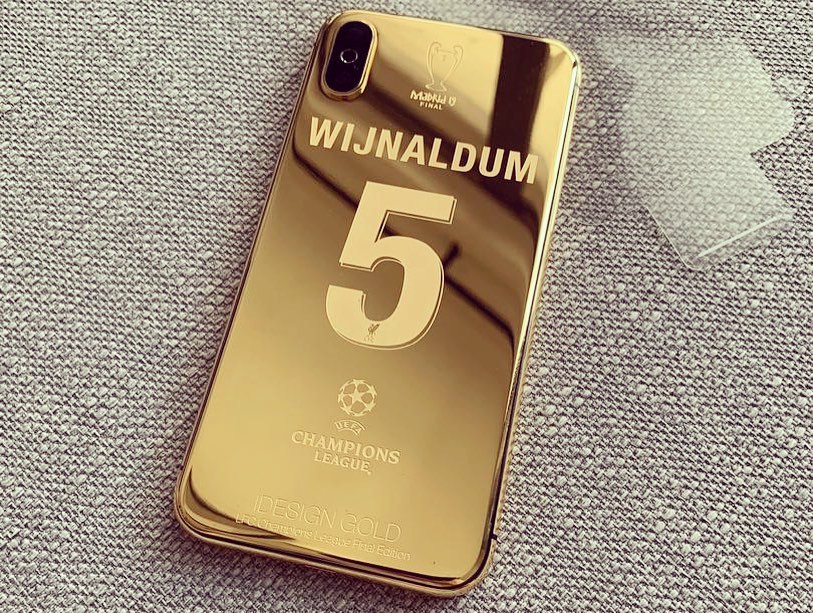 iDesign Gold เตรียมส่งมอบ iPhone Xs ทองคำ 24K ให้กับนักเตะ Liverpool ...