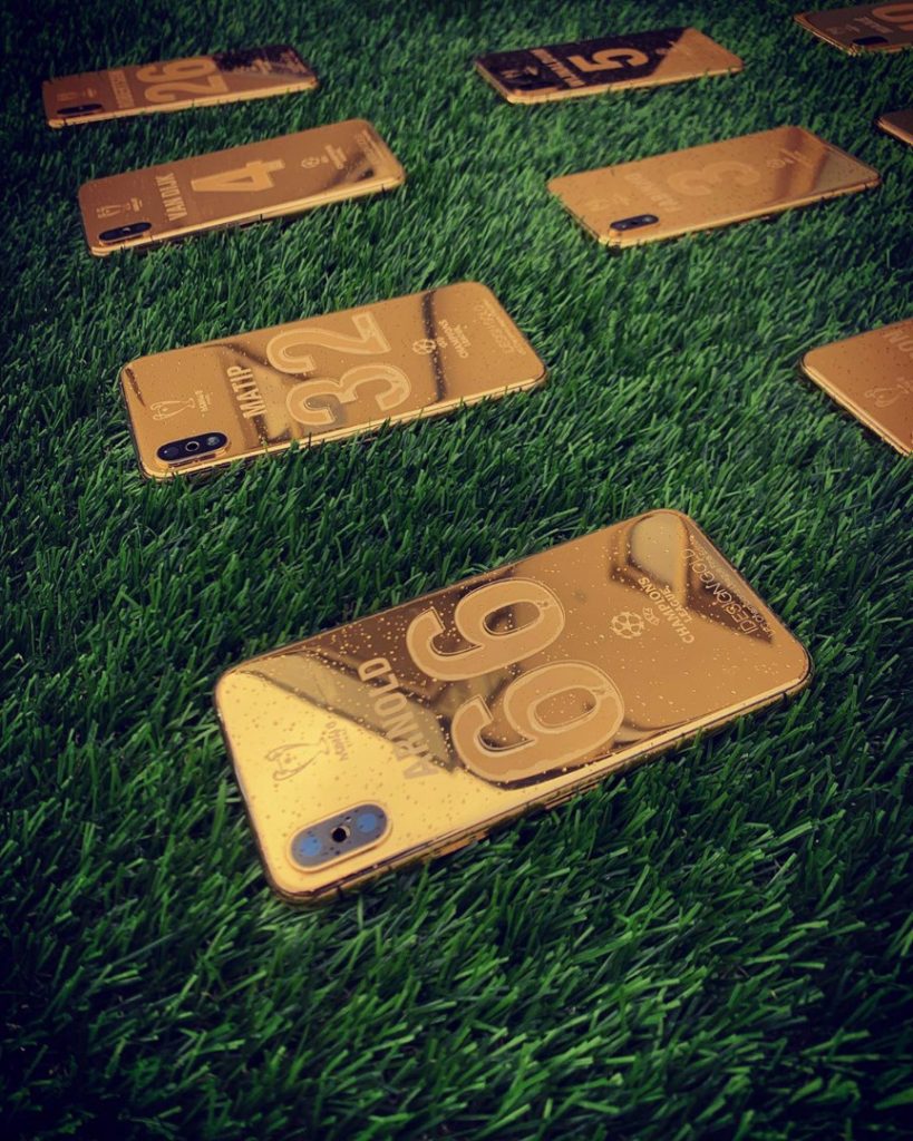 iDesign Gold เตรียมส่งมอบ iPhone Xs ทองคำ 24K ให้กับนักเตะ Liverpool ...