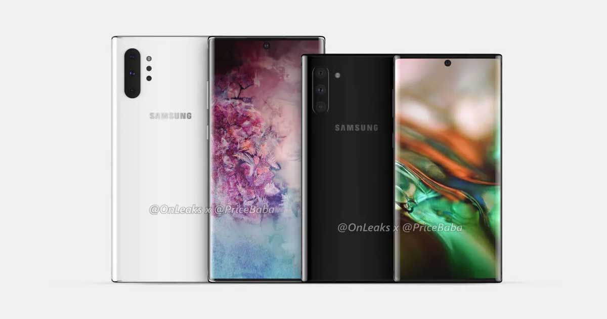 หลุดข้อมูลแบตเตอรี่ของ Samsung Galaxy Note 10 และ Galaxy Note 10 Pro