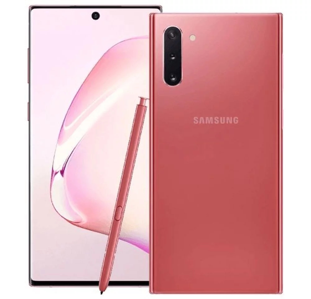 หลุดภาพ Render ของ Samsung Galaxy Note 10 สีชมพูเข้ม "Pink"