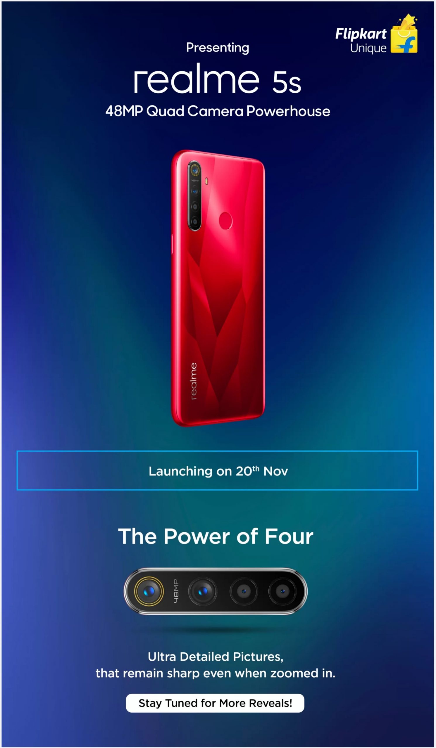 เว็บไซต์ Flipkart ยืนยัน Realme 5s จะเปิดตัวเร็วๆ นี้ในอินเดีย