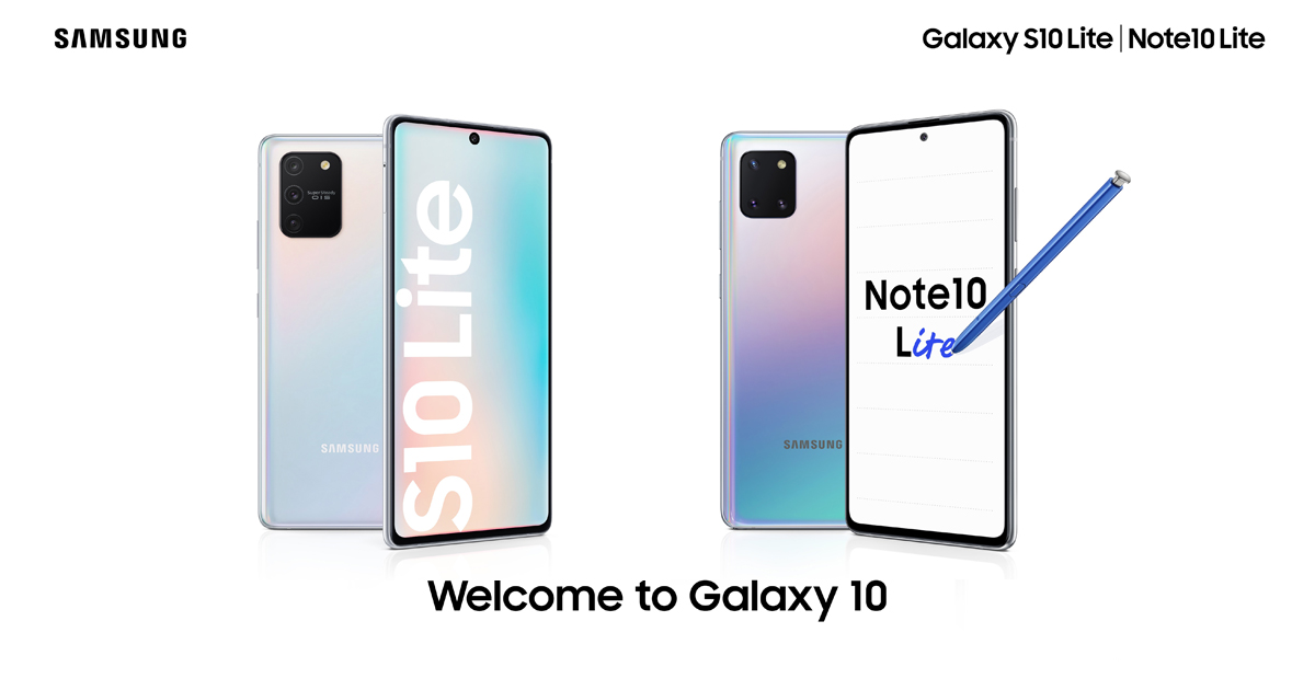 Samsung เปิดตัว Galaxy Note10 Lite และ Galaxy S10 Lite มือถือแฟล็กชิป ราคาที่เข้าถึงได้