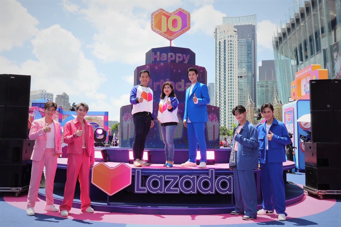 Lazada คว้ามาริโอ้ แบรนด์แอมบาสเดอร์ พร้อมด้วยศิลปินดารา ร่วมฉลอง 10 ปี ...
