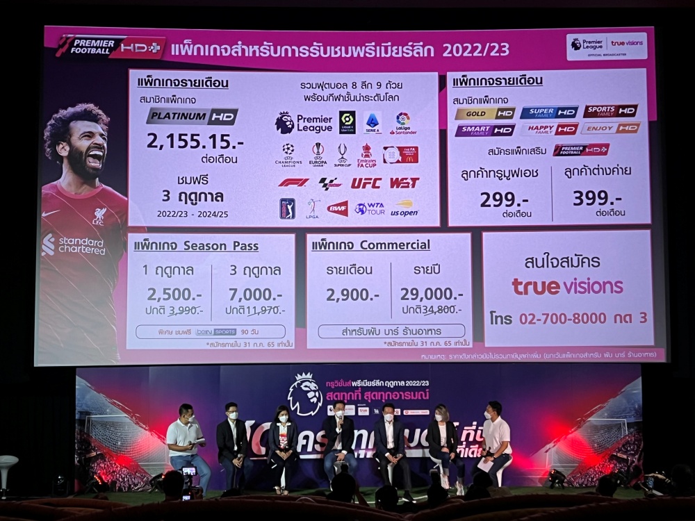 True Vision ยิงสด พรีเมียร์ลีกอังกฤษ ต่ออีก 3 ฤดูกาล จัดหนักแพ็กเกจ ...