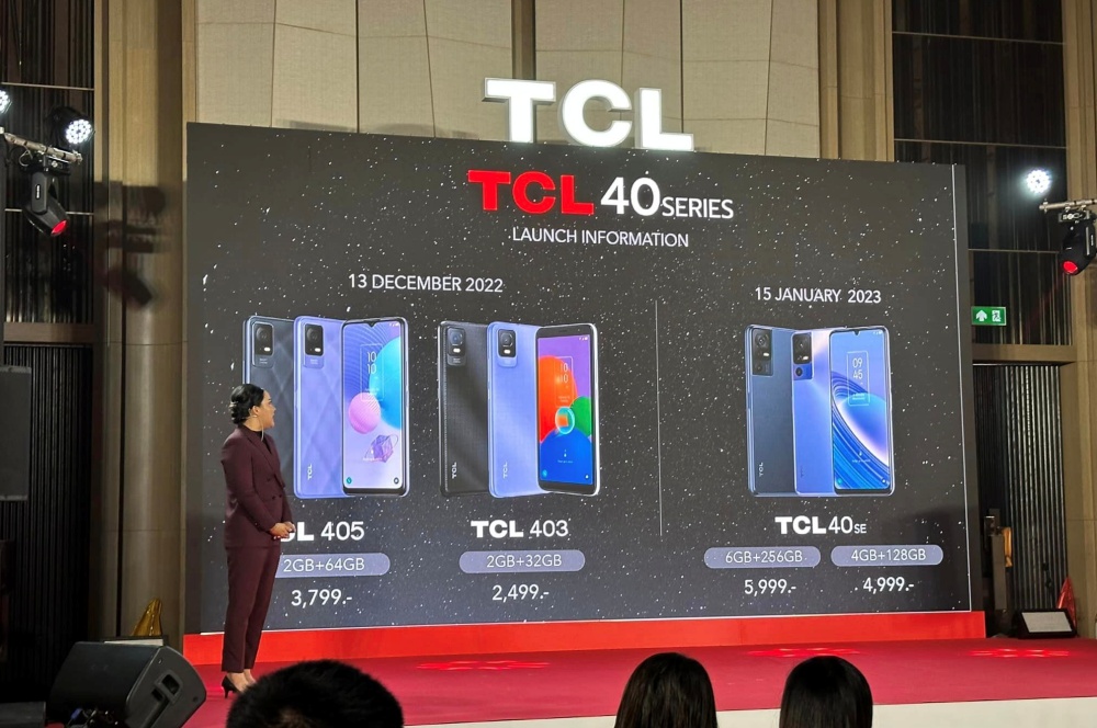 TCL เปิดตัวสมาร์ทโฟน TCL 40 Series เริ่มต้นเพียง 2,499 บาท แถมลุ้นรับ TCL Android TV 55 นิ้ว!