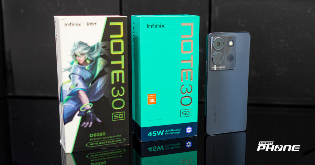รีวิว Infinix Note 30 5G x RoV Edition สมาร์ทโฟนเกมมิ่ง กล้อง 108MP ชาร์จเร็ว 45W ในราคาเพียง ...