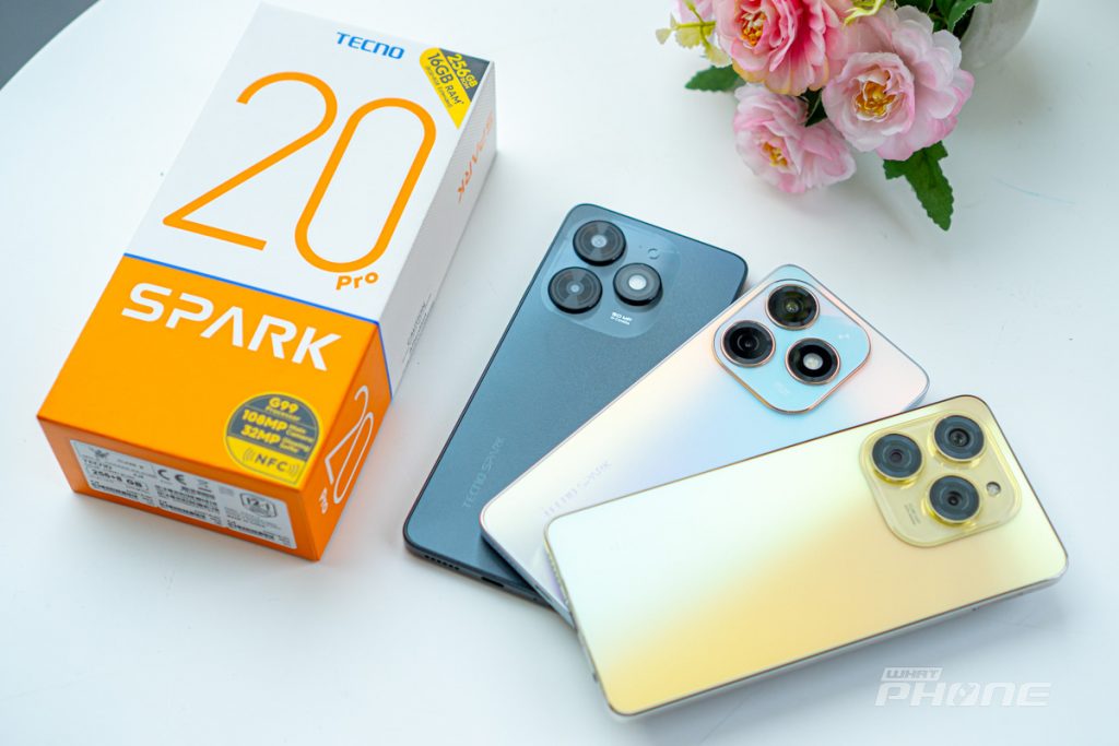 รีวิว TECNO SPARK 20 Pro สมาร์ทโฟนจอใหญ่ หน่วยความจำ 256GB ราคาสุดคุ้ม ...